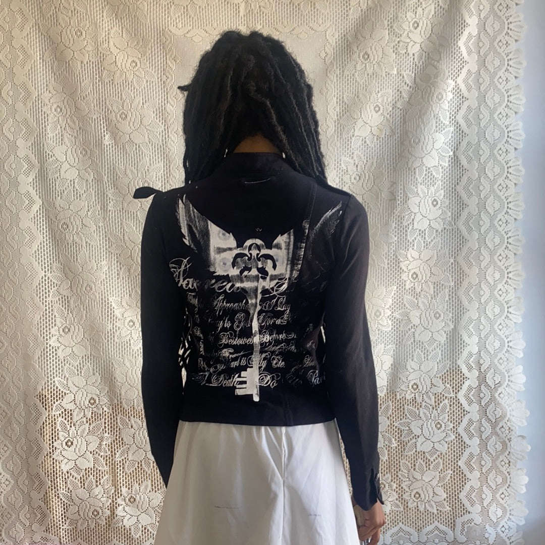 Sacred Heart Black Jacket – Bodycitated